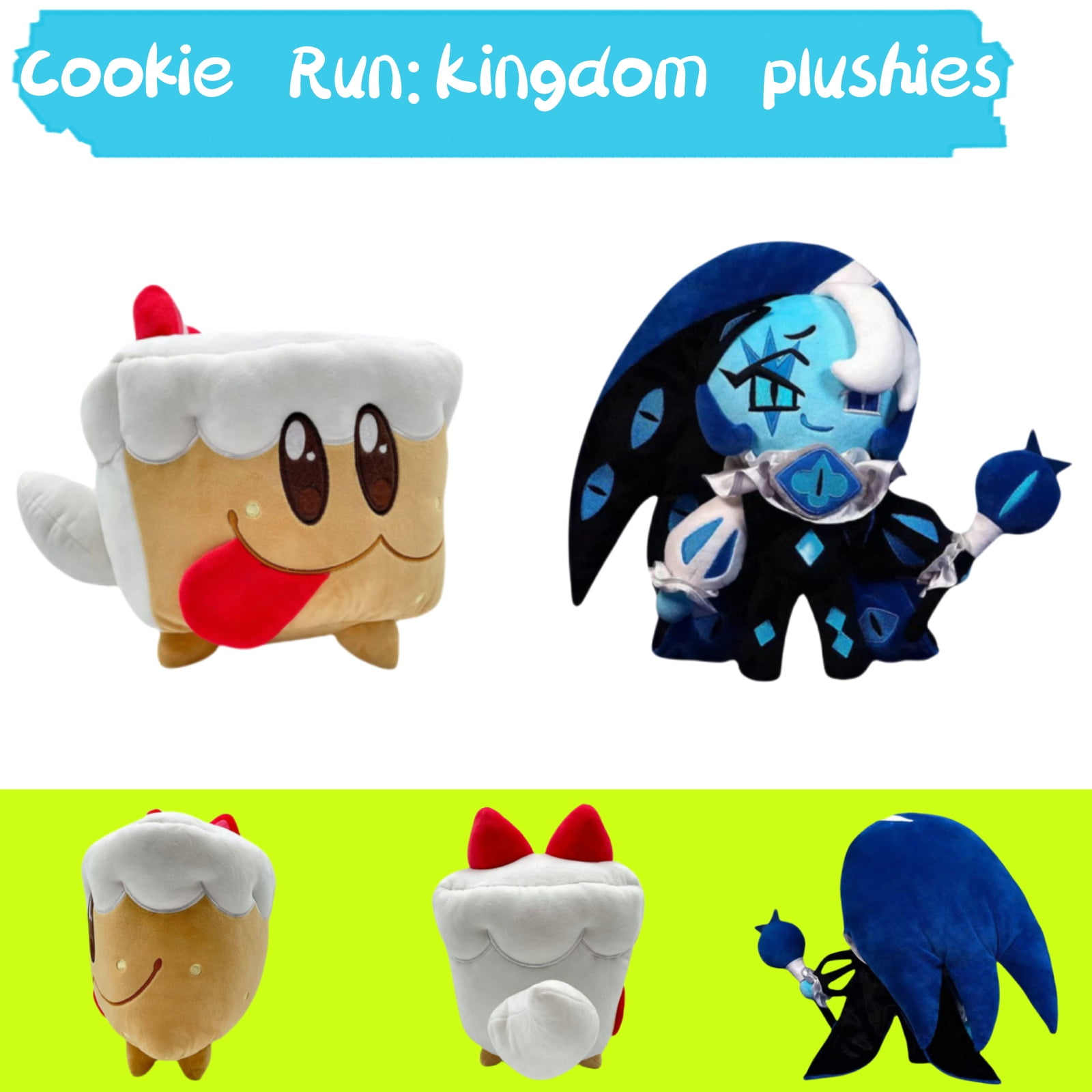Cookie Run Kingdom Plush Cake Hound Plush Shadow Milk Cookie Plush Cute ...