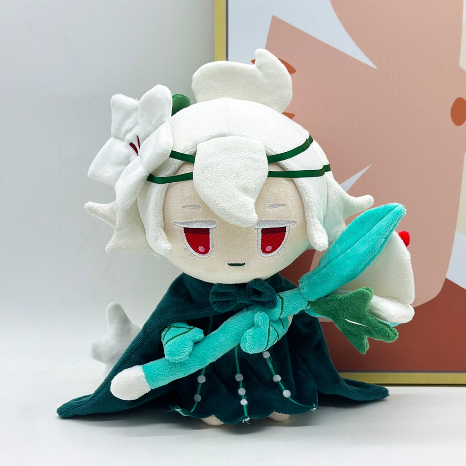 Cookie Run Kingdom Plush Saint White Lily Soft Plush Toy Soft Doll ...