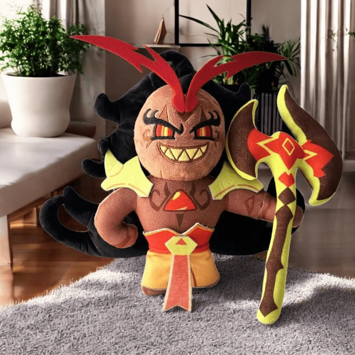 Cookie Run Kingdom Plush - Shadow Milk Cookie Plush - GingerBrave ...