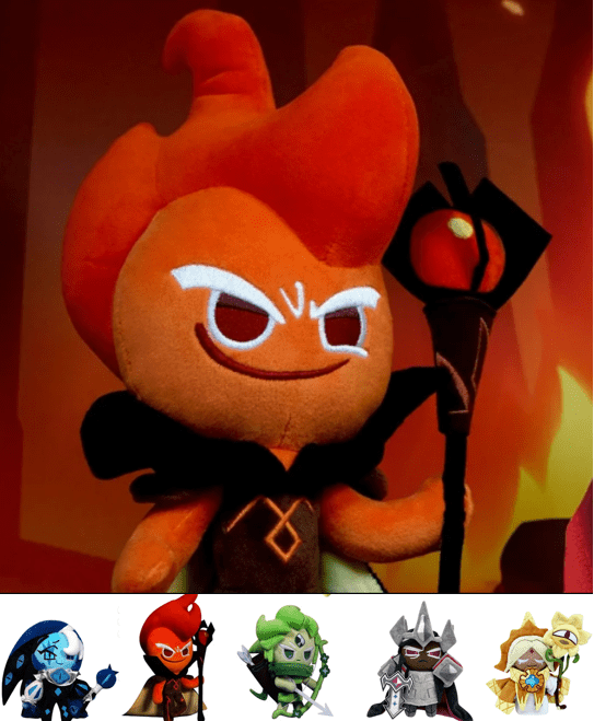 Cookie Run Kingdom Plush Toy, Swedoumilku Kuki Plushies Doll, Mobile ...