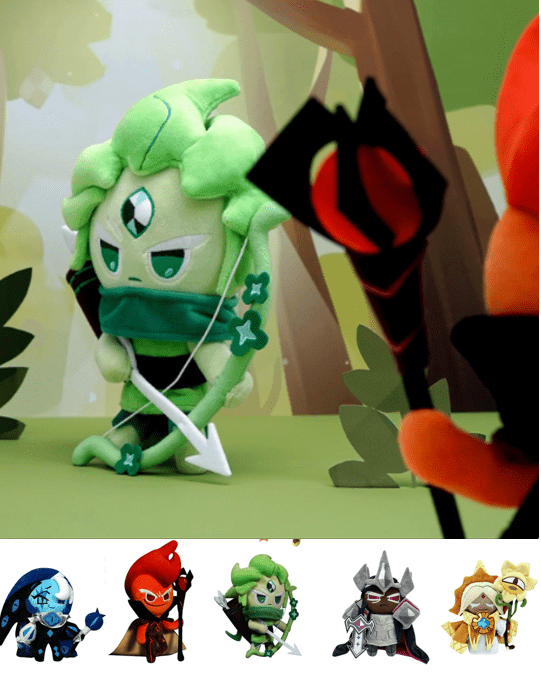 Cookie Run Kingdom Plush Toy, Swedoumilku Kuki Plushies Doll, Mobile ...