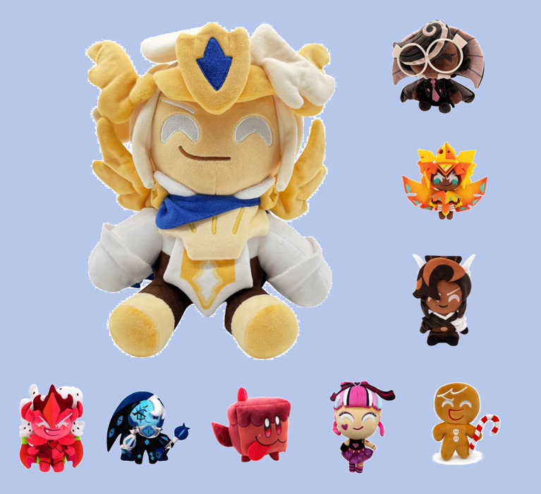 Cookie Run Kingdom Plushies Cookie Run Kingdom Plush Toys Madeleine Cookie Plush,9 Inch Kingdom ...