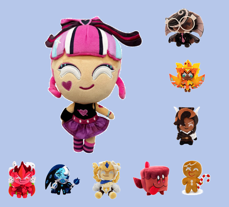Cookie Run Kingdom Plushies Cookie Run Kingdom Shining Glitter Cookie ...