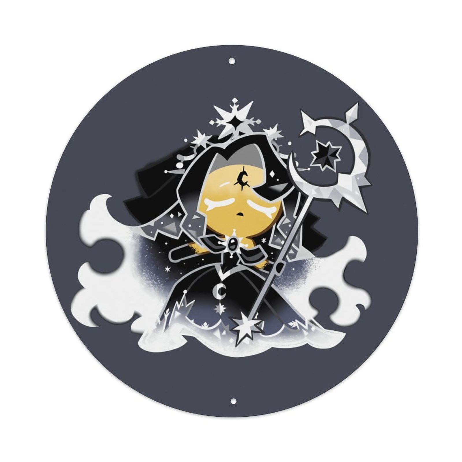 Cookie Run Kingdom Round Decorative Aluminum Sign For Living Room And ...