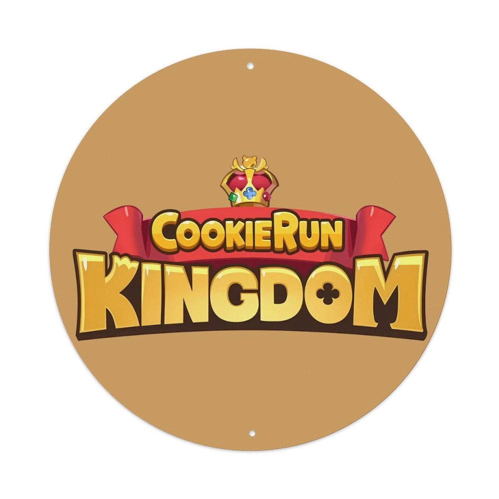 Cookie Run Kingdom Round Decorative Aluminum Sign For Living Room And ...