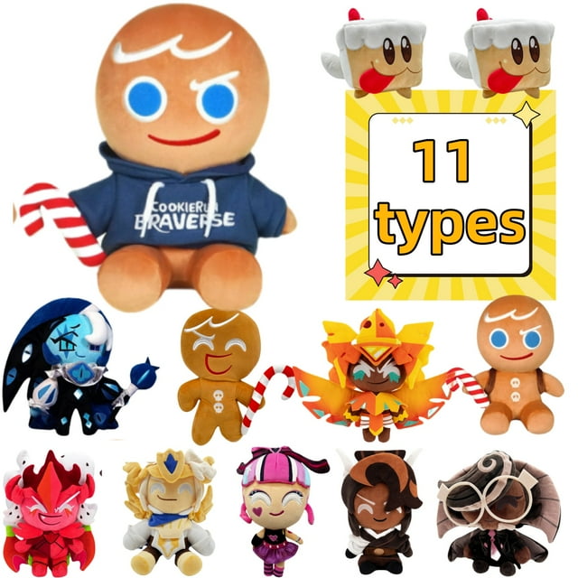 Cookie Run Kingdom Shadow Milk Cookie Plush Cake Hound Plush Cookie ...