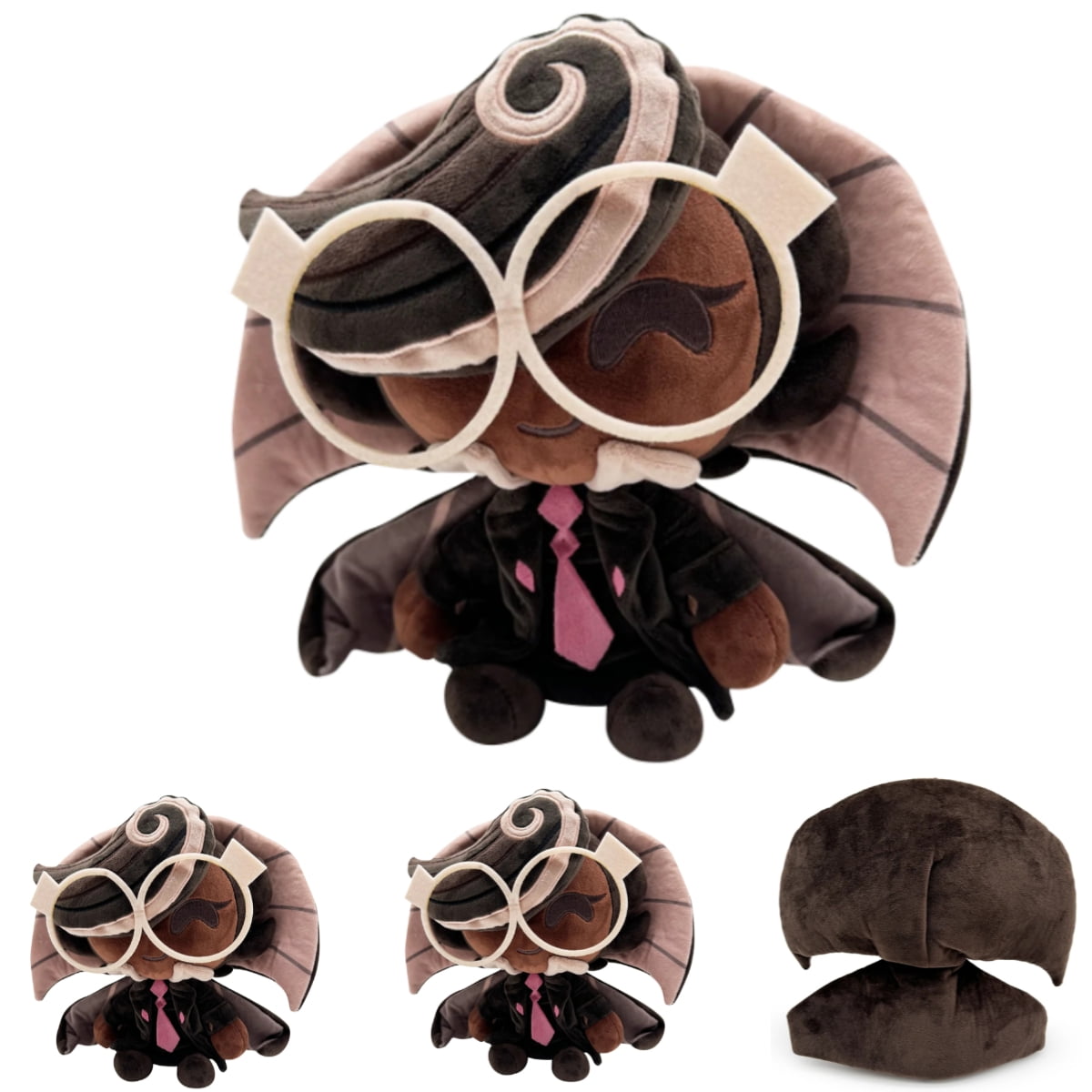 Cookie Run Kingdom Shadow Milk Cookie Plush Dolls, Shadow Milk Cookie ...