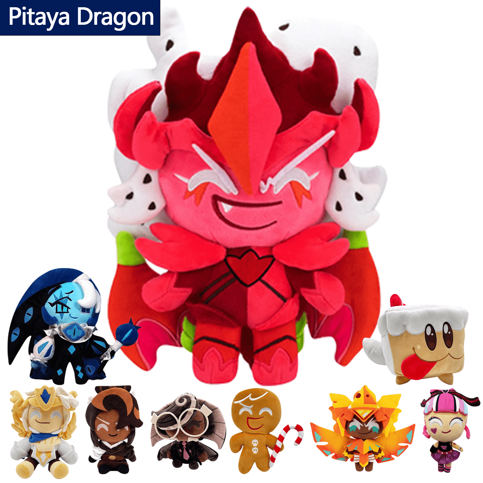 Cookie Run Kingdom Toys Figures Plush, Pitaya Dragon Cookie Plush ...