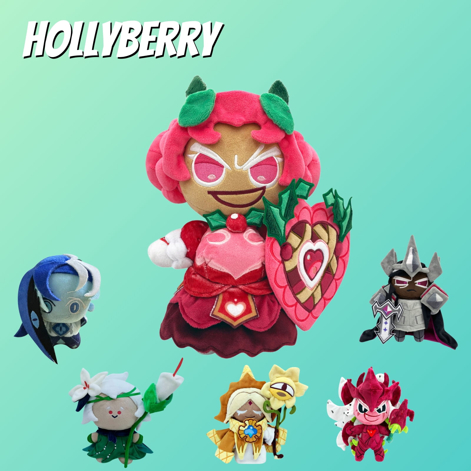 Cookie Run Kingdom Toys - Hollyberry Plush Figure, 9.8 Inch Stuffed ...