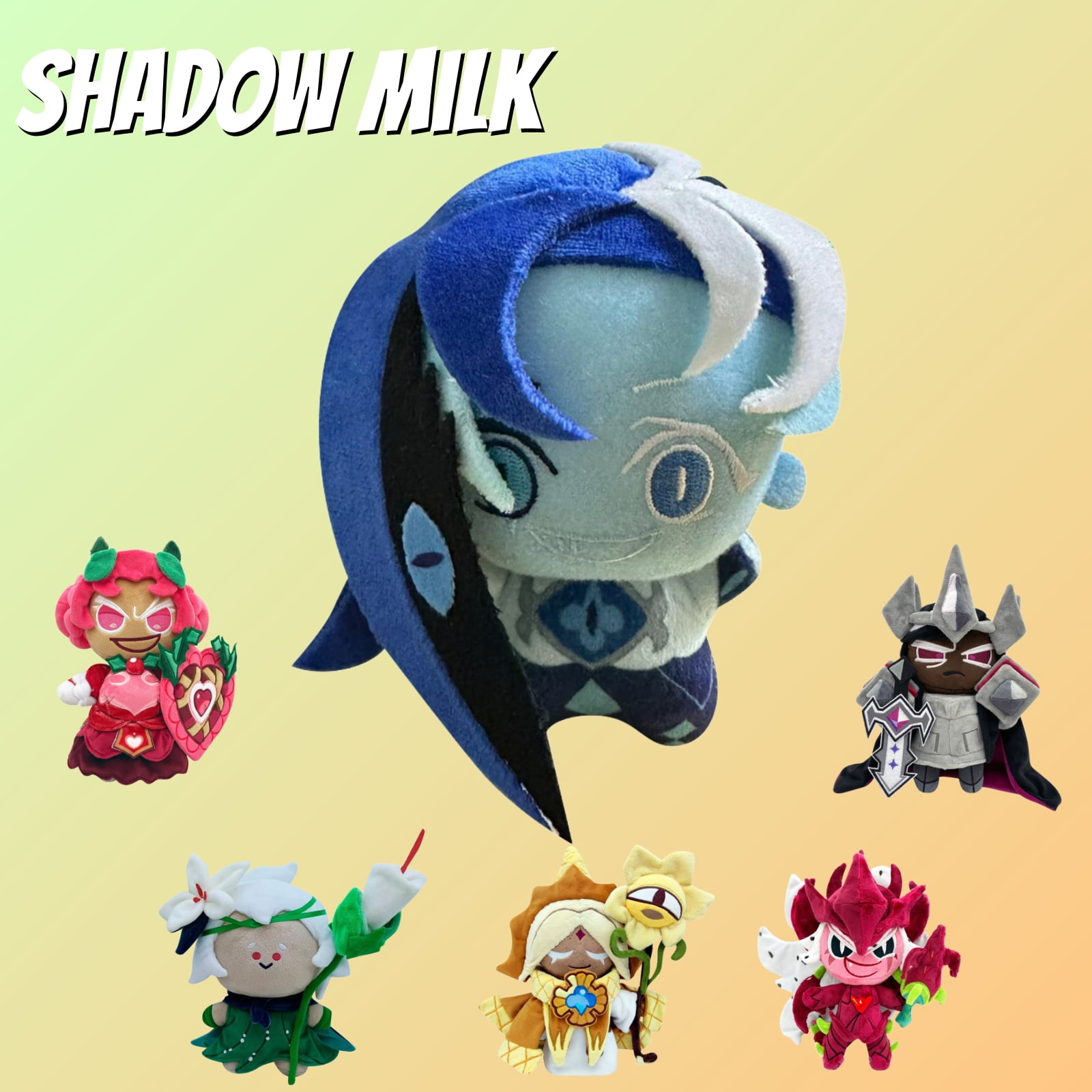 Cookie Run Kingdom Toys - Shadow Milk Plush Figure, 4.7 Inch Stuffed ...