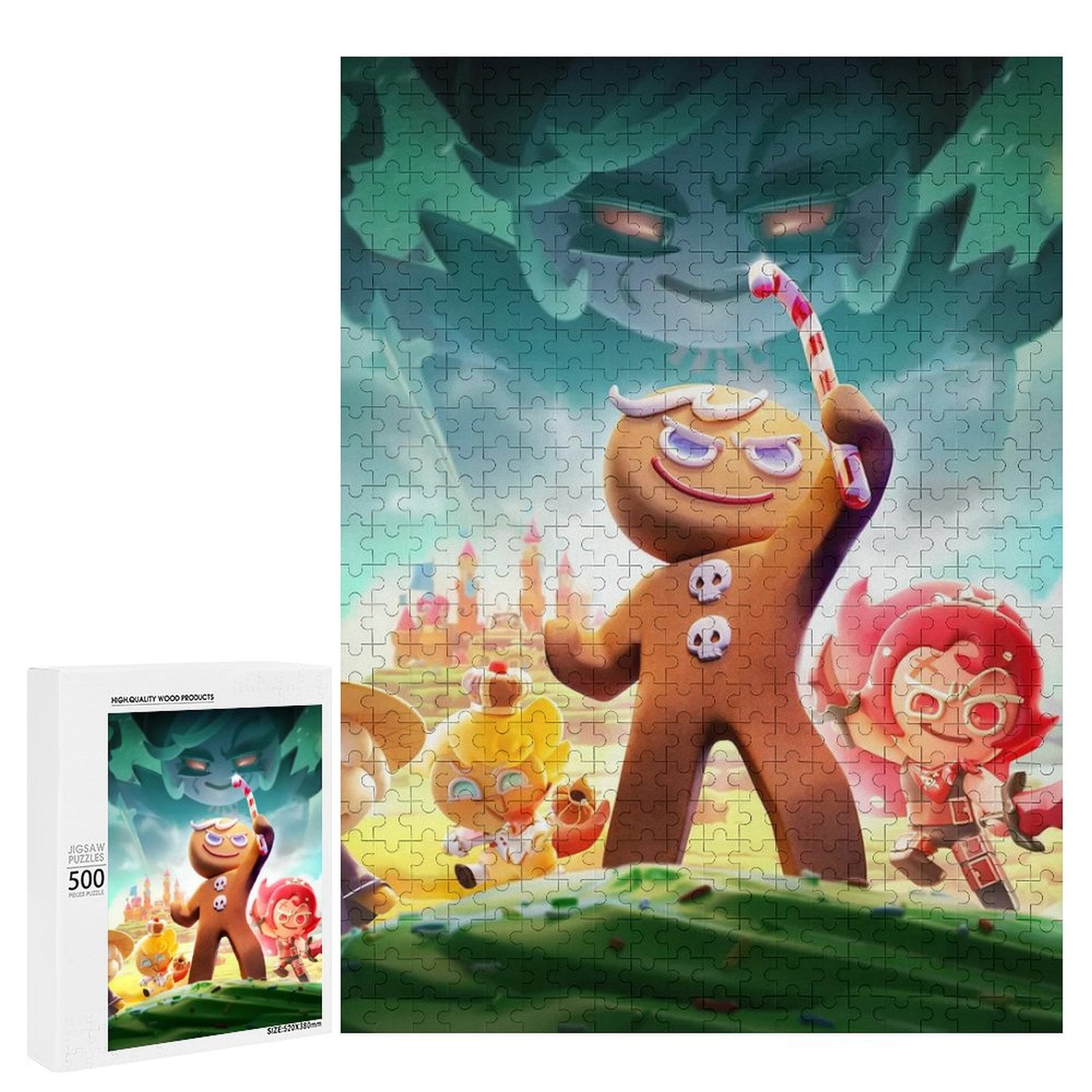 Cookie Run Kingdom Wooden Puzzle for Adults, Challenging Jigsaw Puzzle ...
