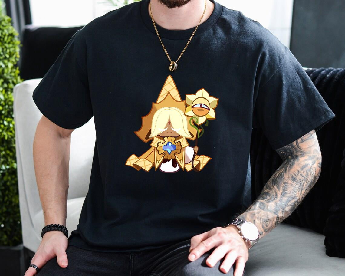 Cookie Run Pure Vanilla T-shirt with Cute Game Character Style, for men ...