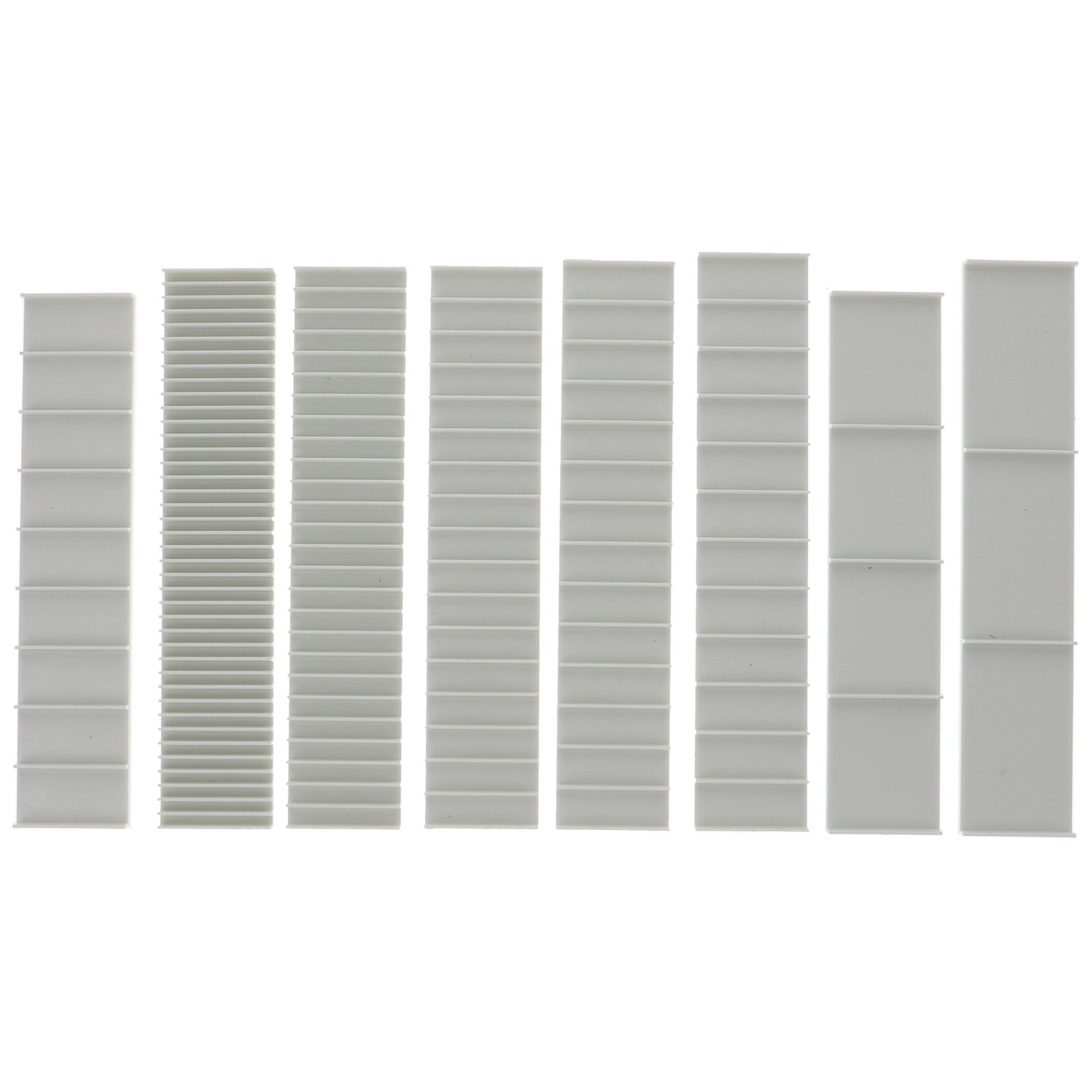 NIAIZEK Measuring Ruler for Baking Dough Thickness Rulers Grey 8Set ...