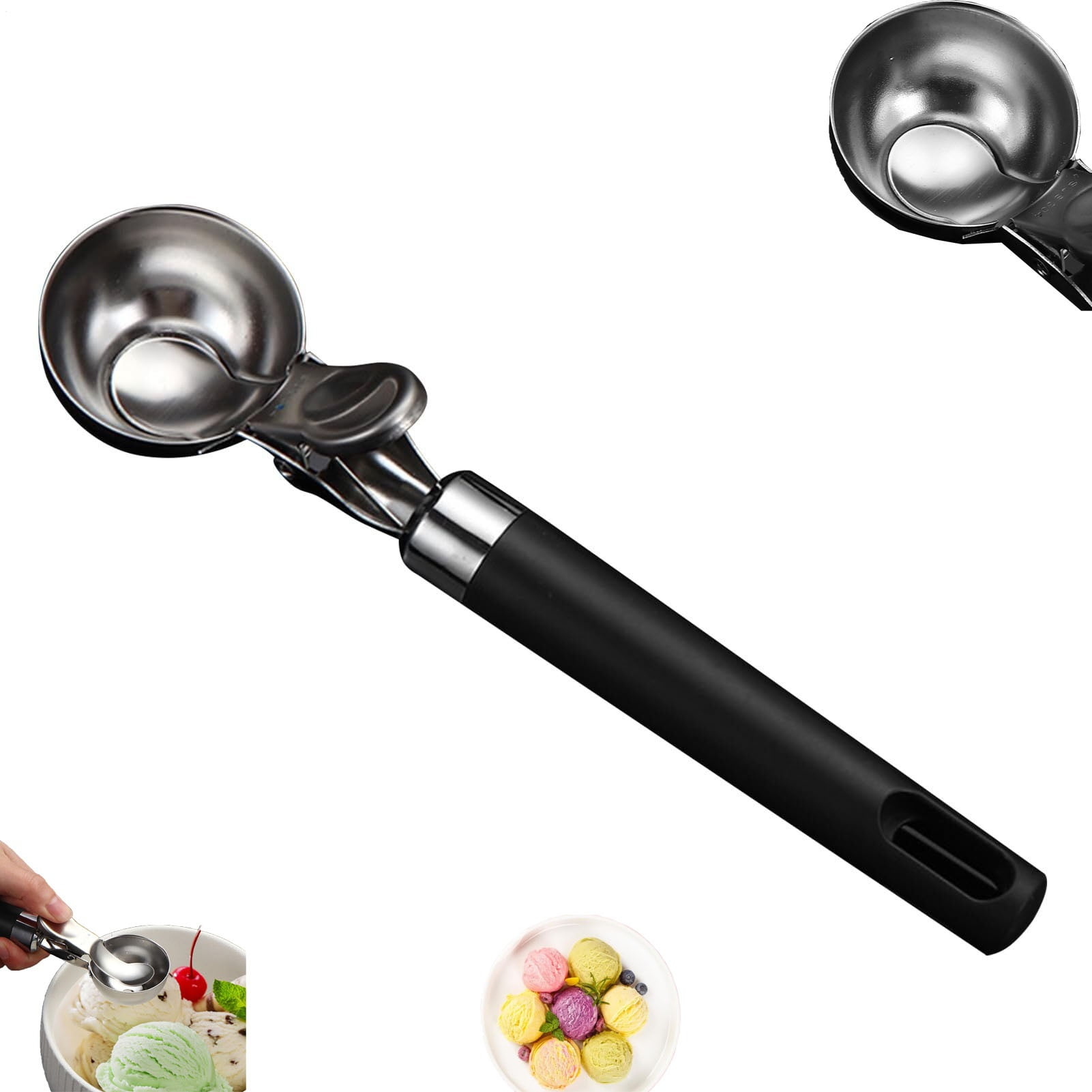Cookie Scoop for Baking Easy Release Stainless Steel Ice Cream Scoop ...