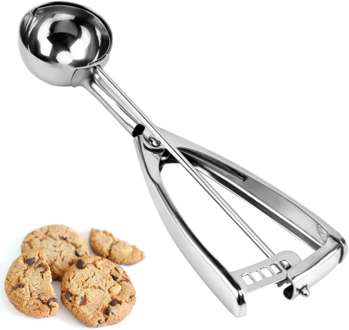 Cookie Scoop, Ice Cream Scoop,18/8 Stainless Steel, Cookie Scoops for ...