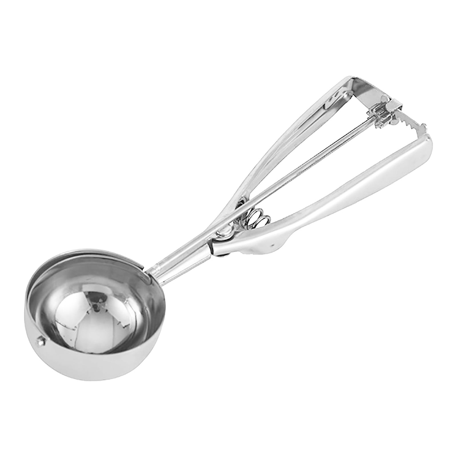 Cookie Scoop Stainless Steel Ice Cream Scoop with Trigger, Fits Right ...