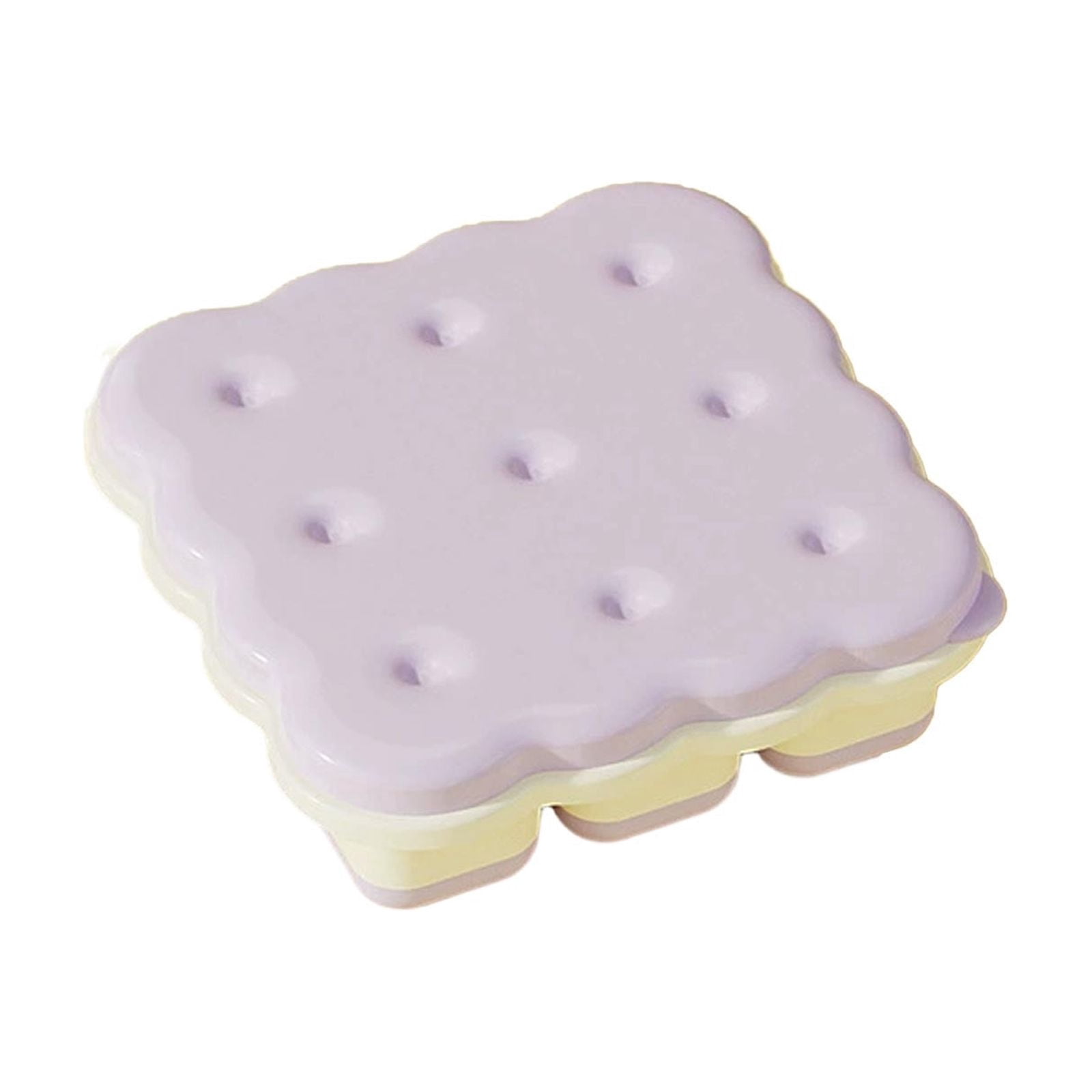 Cookie-Shaped Ice Cube Tray with Removable Lid for Easy Unmolding ...
