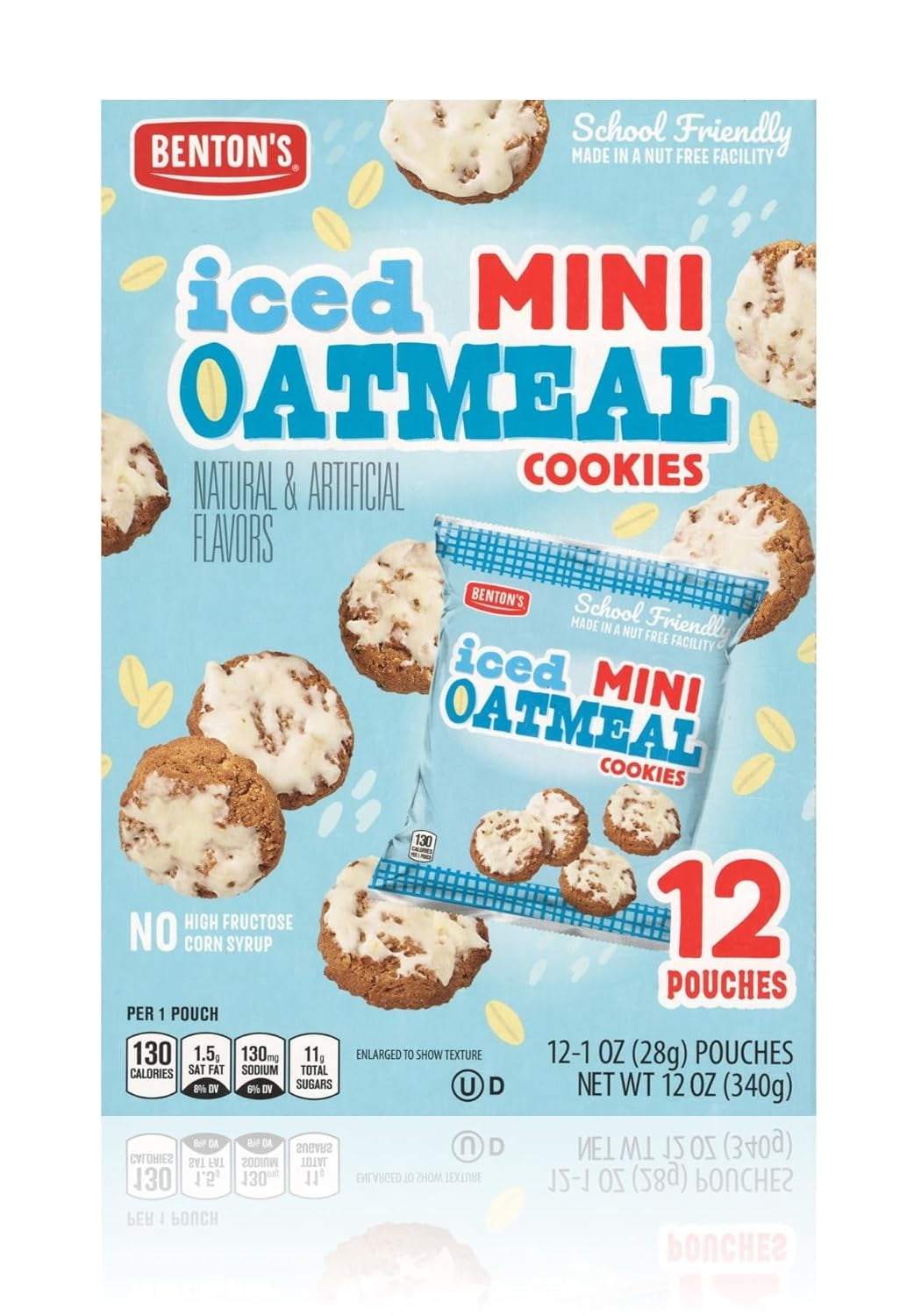 Cookie Snack Packs (1 Box, Iced Oatmeal) - Walmart.com