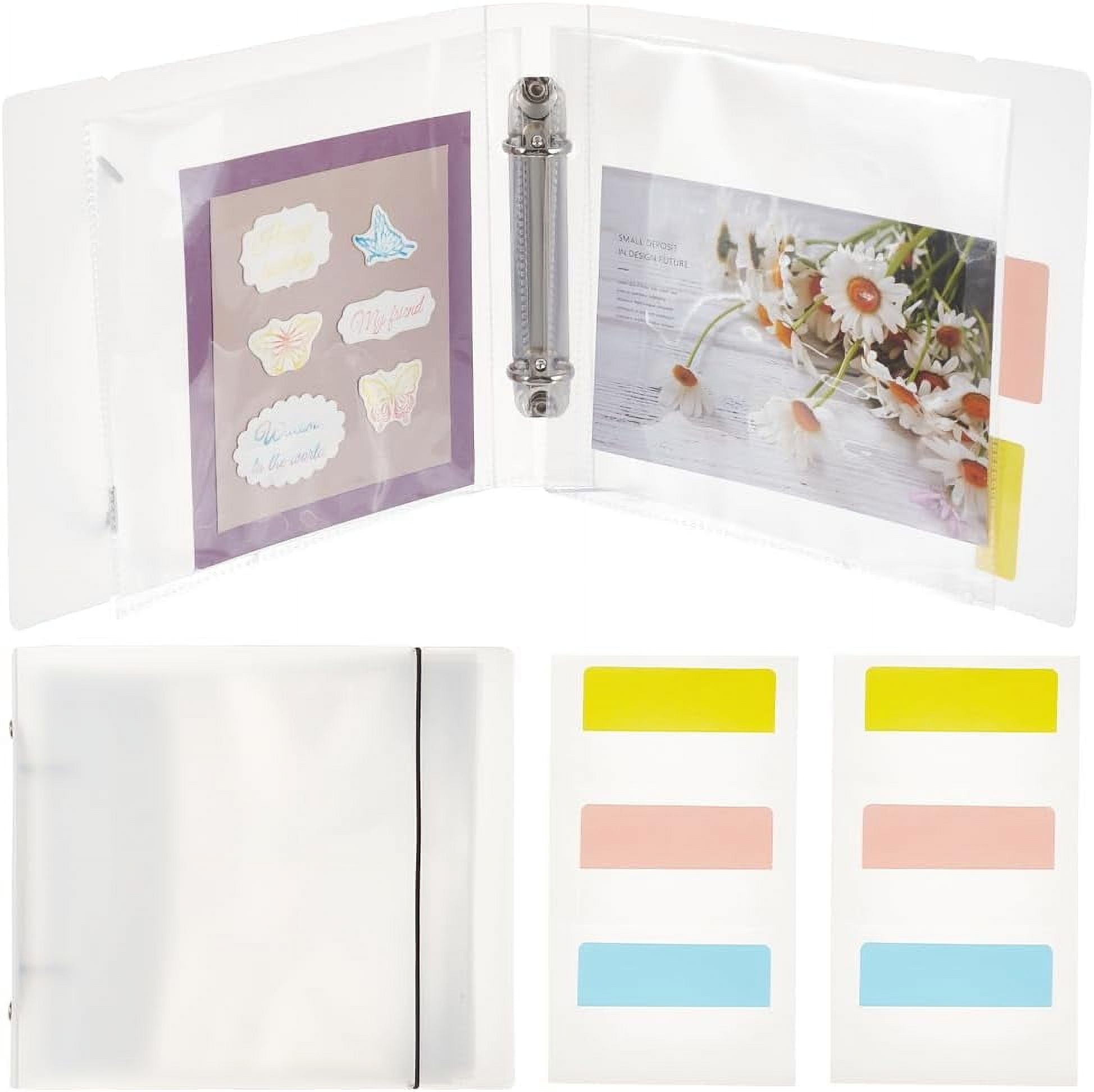 Cookie Stencil Storage Binder with 30 Clear Sheet Protectors Holders ...