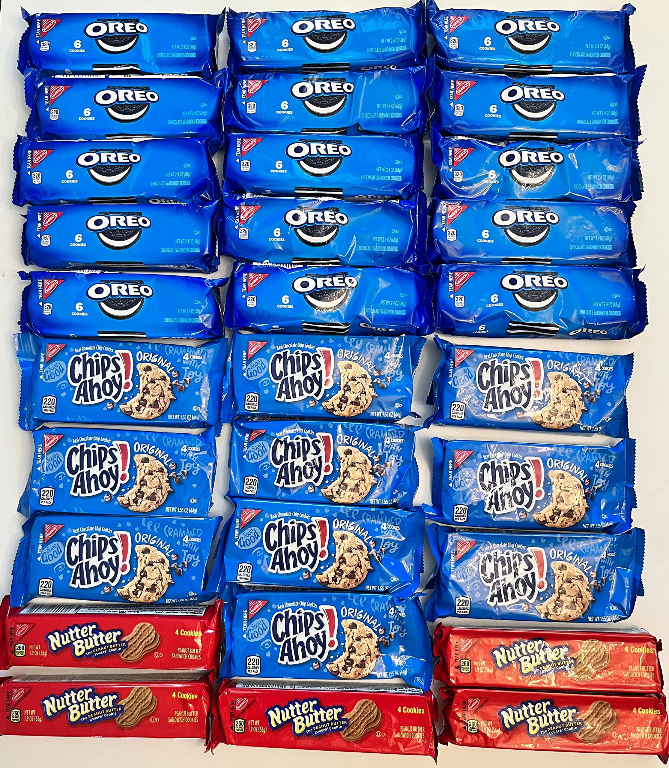 Cookie Variety Snack Box XEF1 Assortment, 150 Cookies! Perfect for Home ...