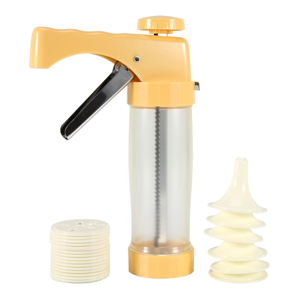 Cookie and Biscuit Shaping Set with 16 Molds & 6 Decorating Nozzles ...