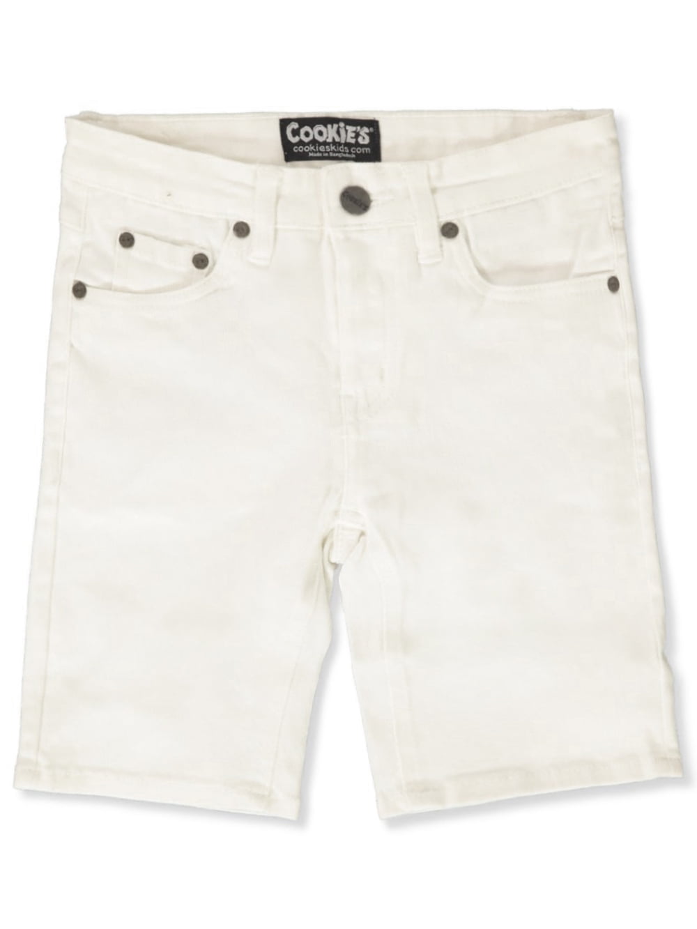 Cookie's Boy-Sized Jean Clothing: Skinny Denim Shorts in White, Size 12 ...