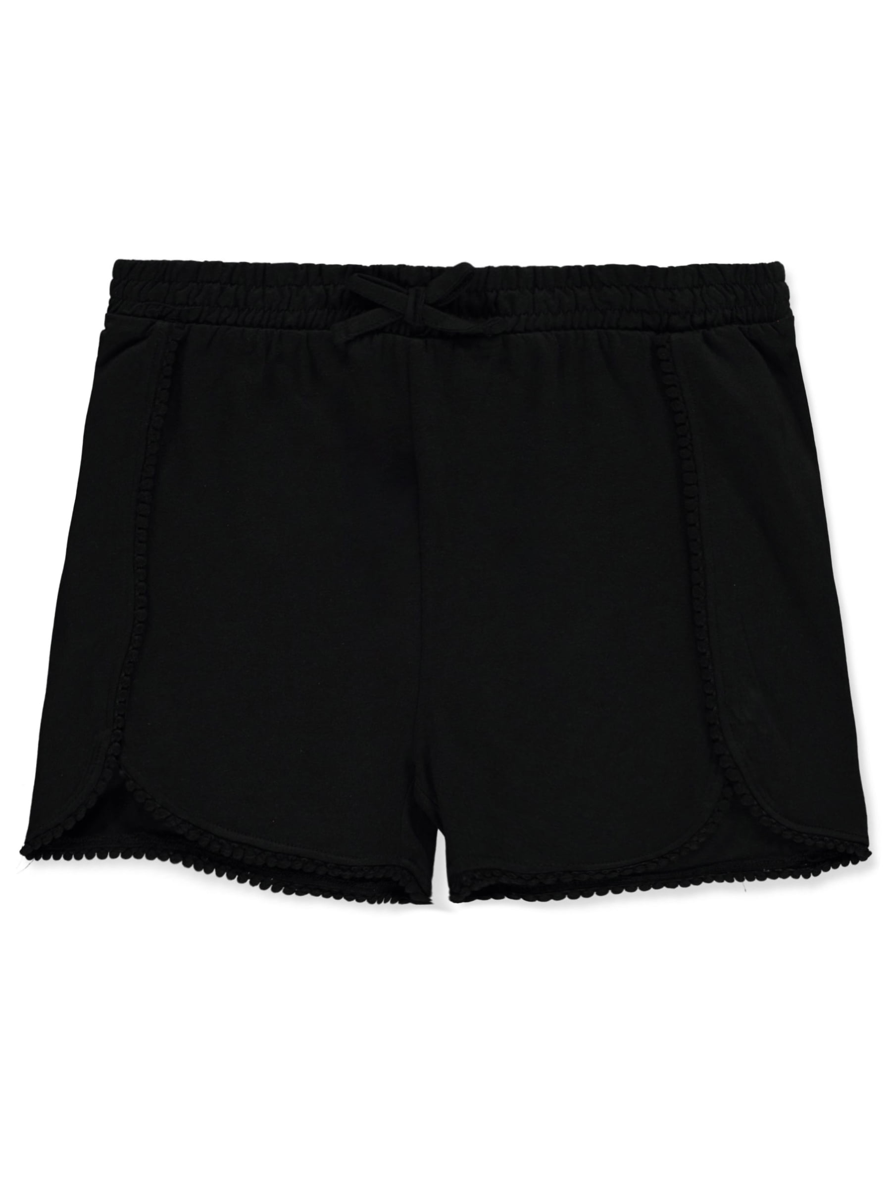 Cookie's Girls' Knit Pom Varsity Shorts - black, 7 - 8 (Big Girls ...