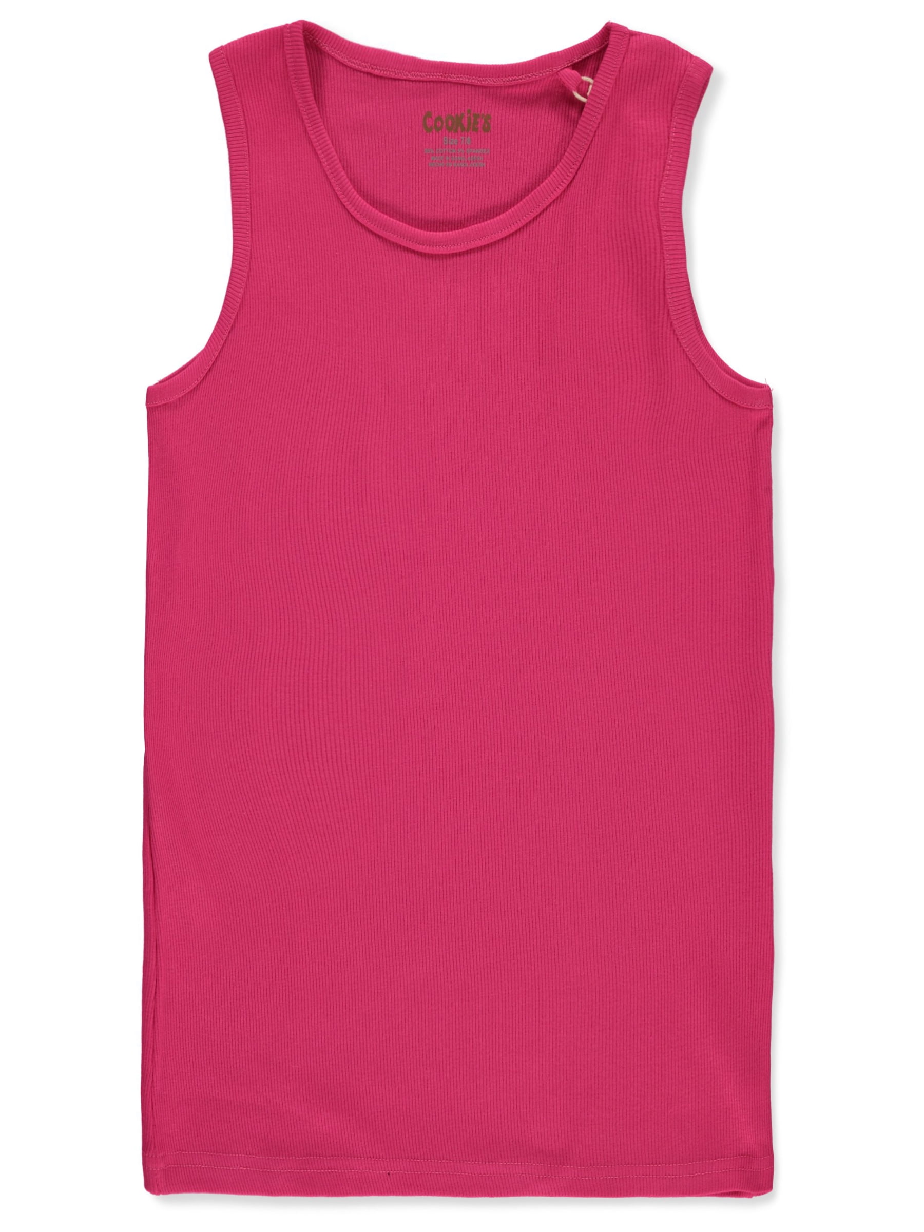 Cookie's Girls' Rib Tank Top - raspberry, 4 (Little Girls) - Walmart.com