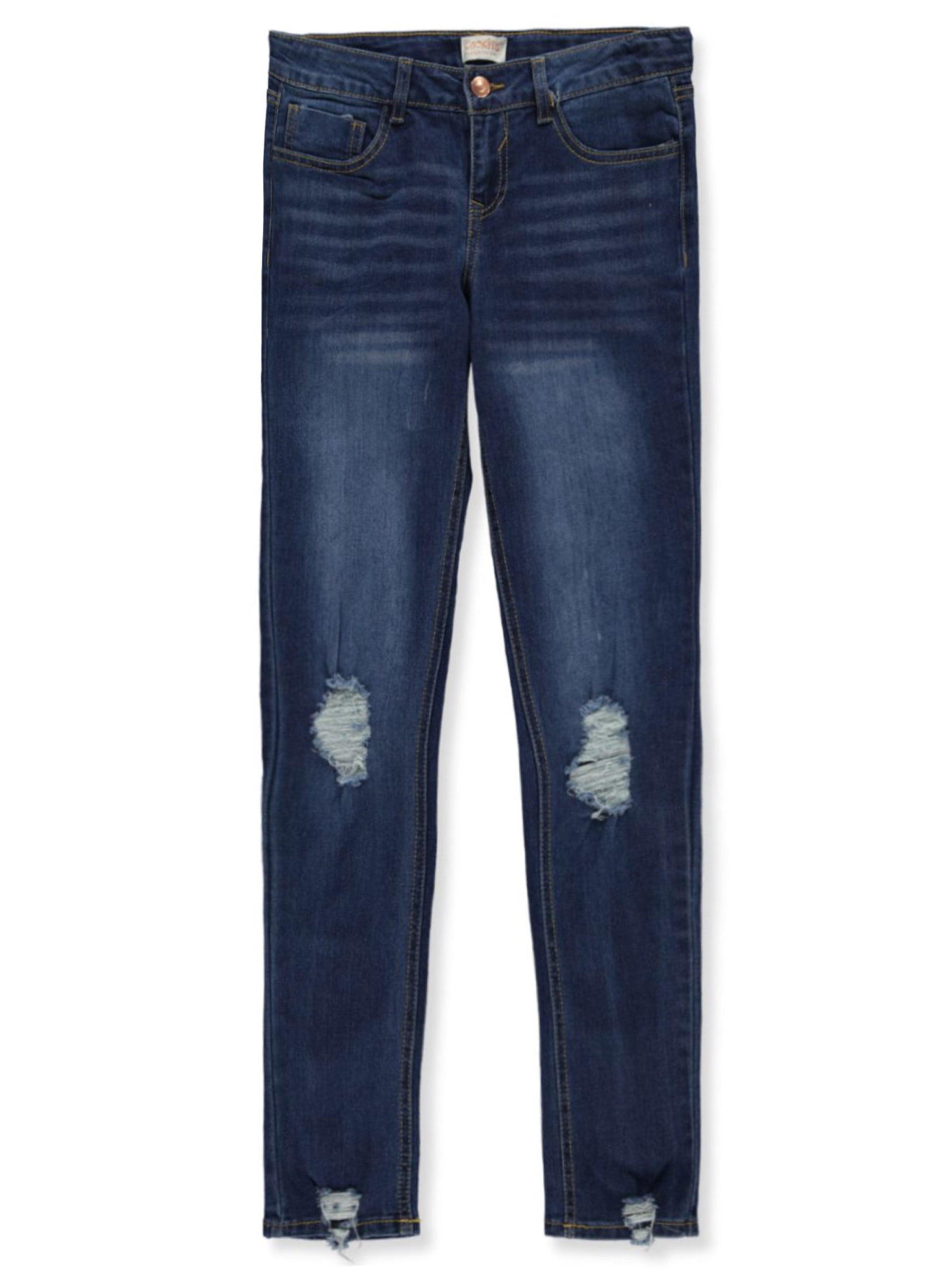 Cookie's Girls' Rip-Patch Stretch Skinny Jeans - pacific blue, 5 ...