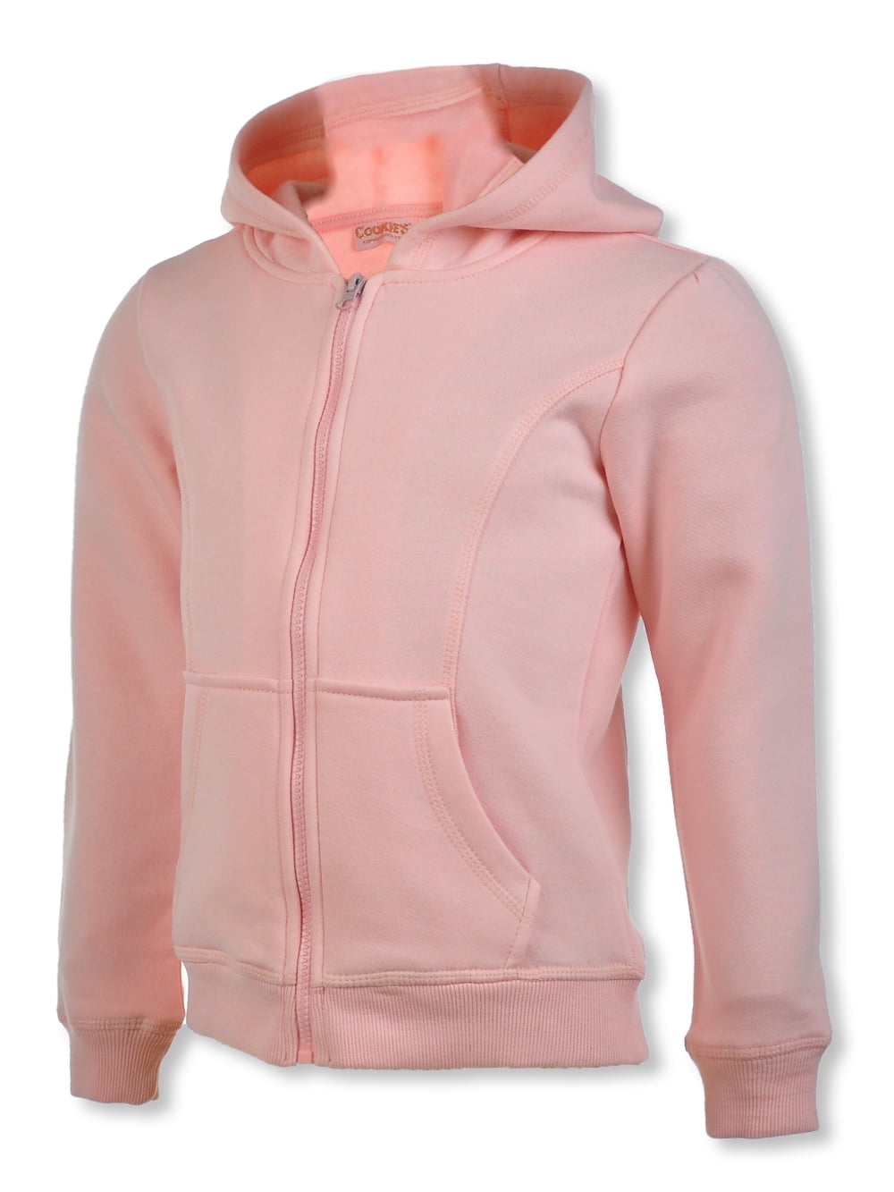 Cookie's Girls' Zipper Hoodie - light pink, 4 (Little Girls) - Walmart.com