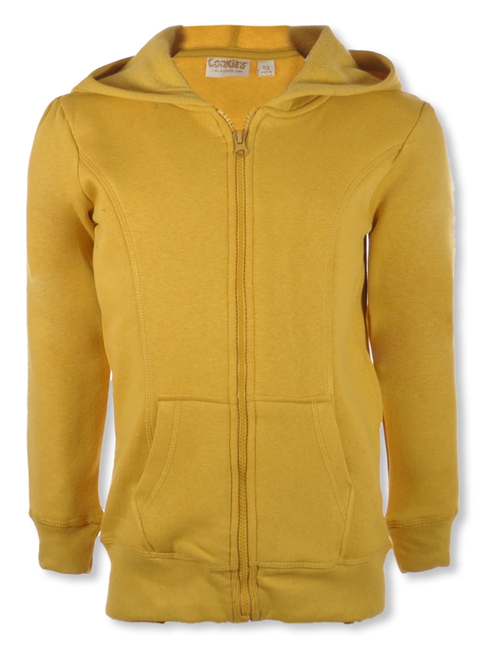 Cookie's Girls' Zipper Hoodie - mustard, 3t (Toddler) - Walmart.com