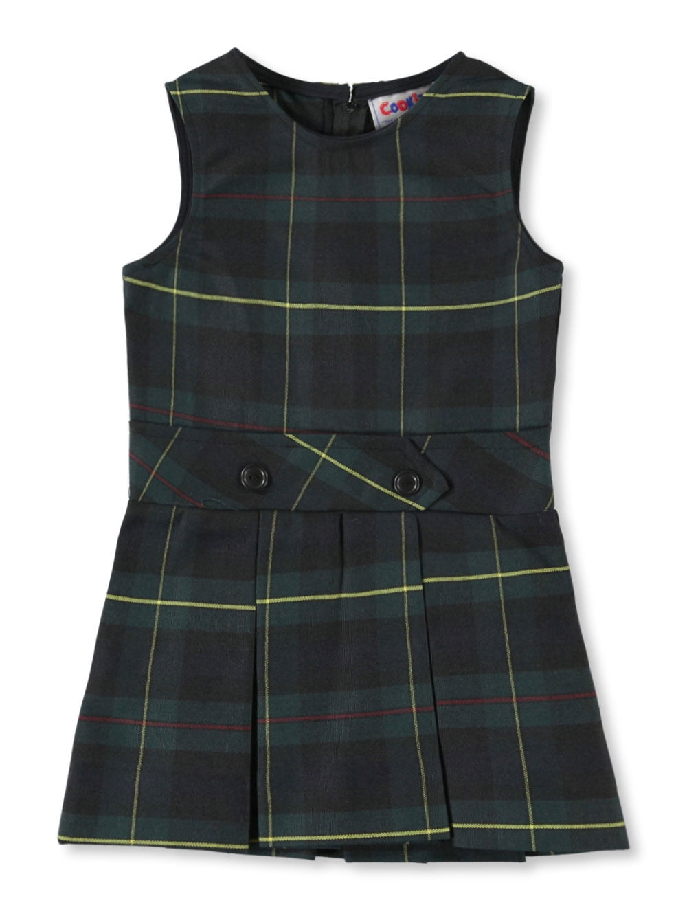 Cookie's Little Girls' Bib Front Jumper with Kick Pleats (Sizes 2 - 6X ...