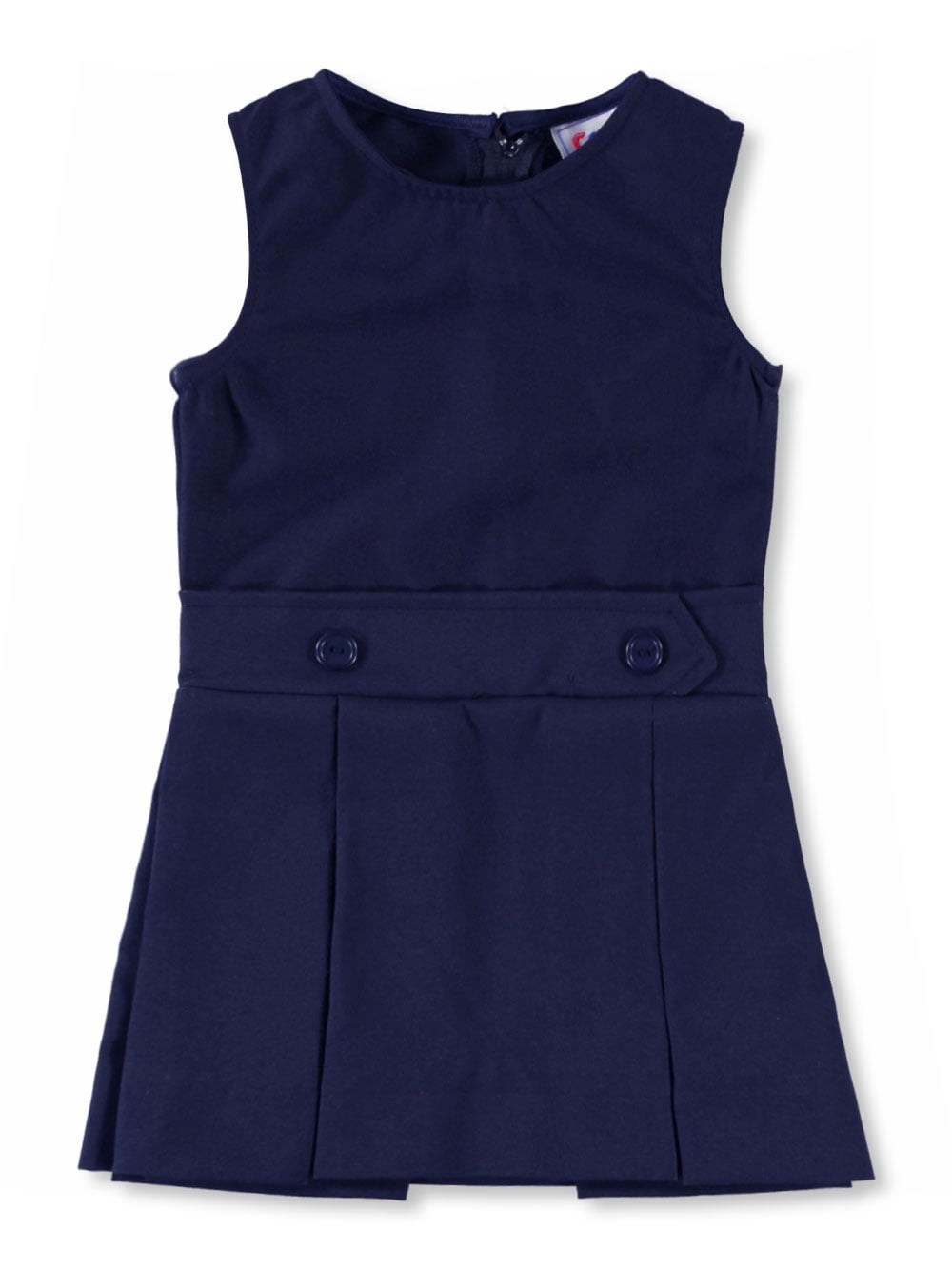 Cookie's Little Girls’ Bib Front Jumper with Kick Pleats (Sizes 2 - 6X ...