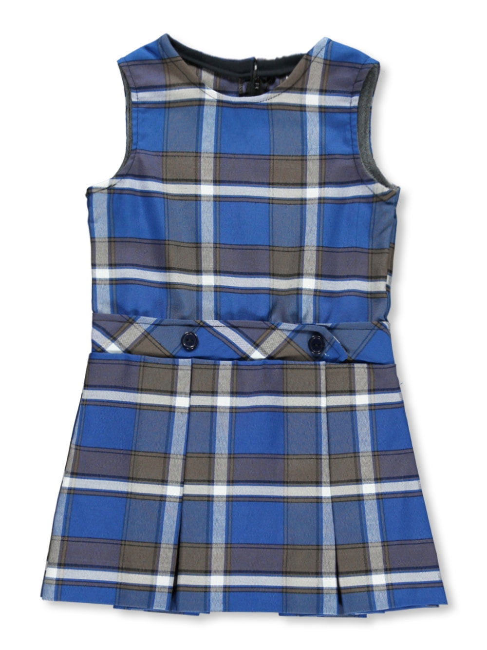 Cookie's Little Girls’ Bib Front Jumper with Kick Pleats (Sizes 2 - 6X ...