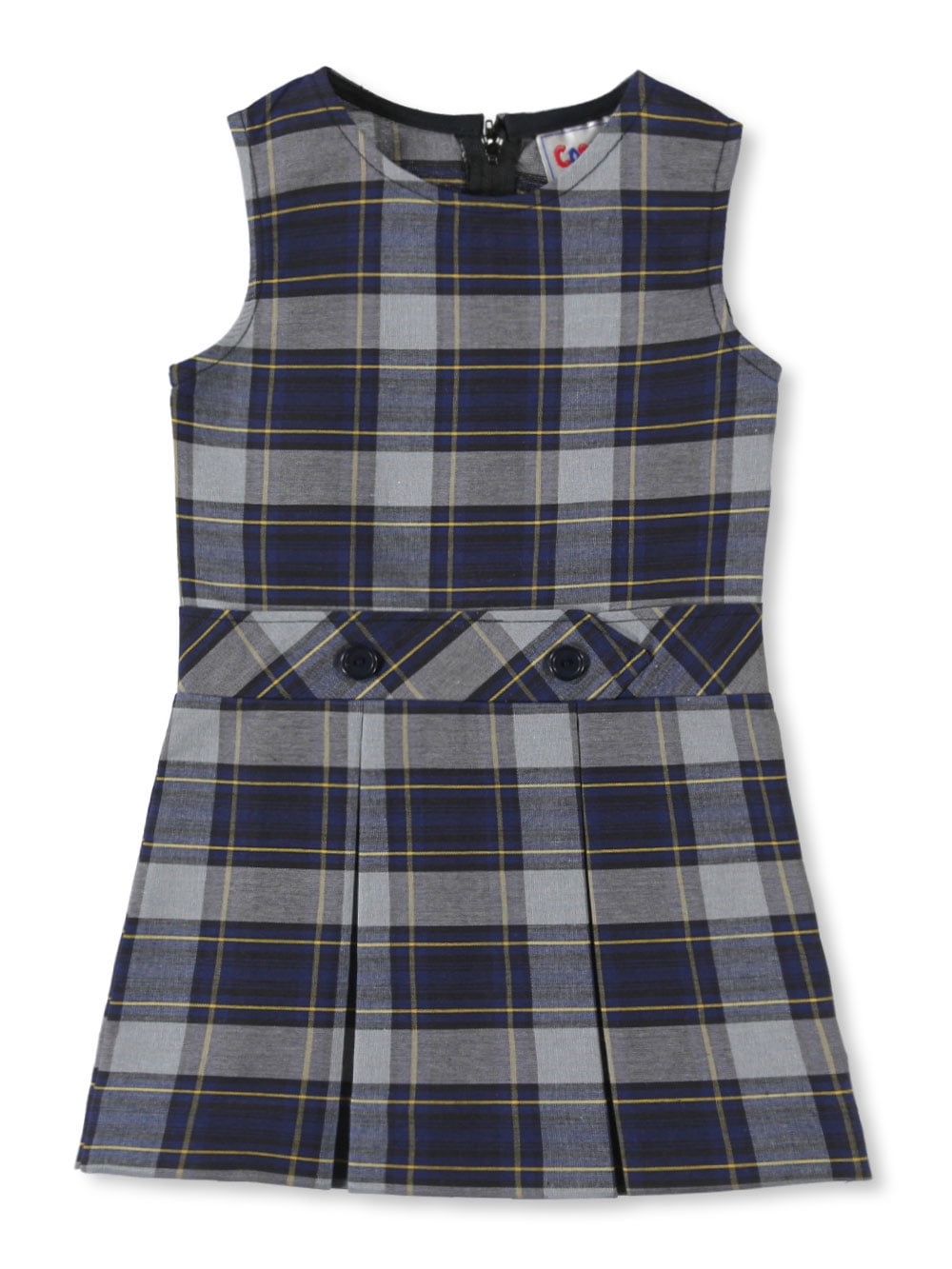 Cookie's Little Girls’ Bib Front Jumper with Kick Pleats (Sizes 2 - 6X ...