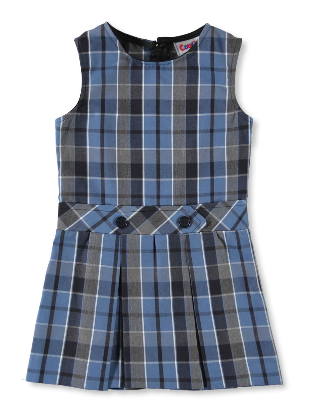 Cookie's Little Girls' Bib Front Jumper with Kick Pleats (Sizes 2 - 6X ...