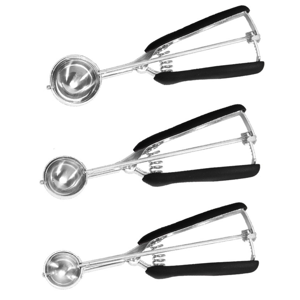 Cookie scoop set, ice cream scoop, cookie scoop for baking set, stainless steel cookie scoop for ...