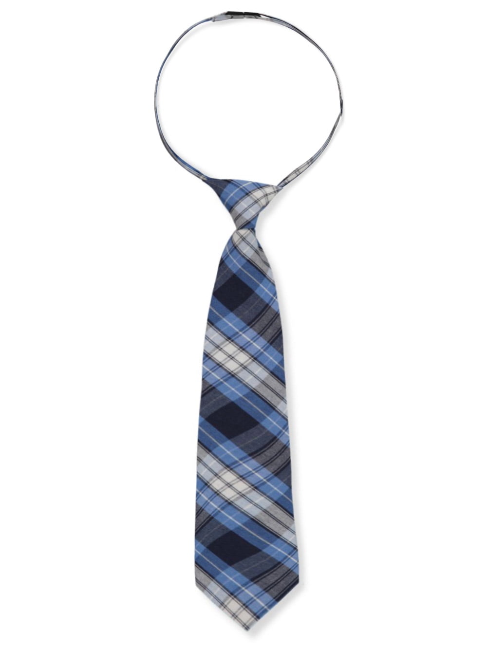 Cookies Boys' Banded Tie Color: blue/white *plaid #76* Size: 14 ...