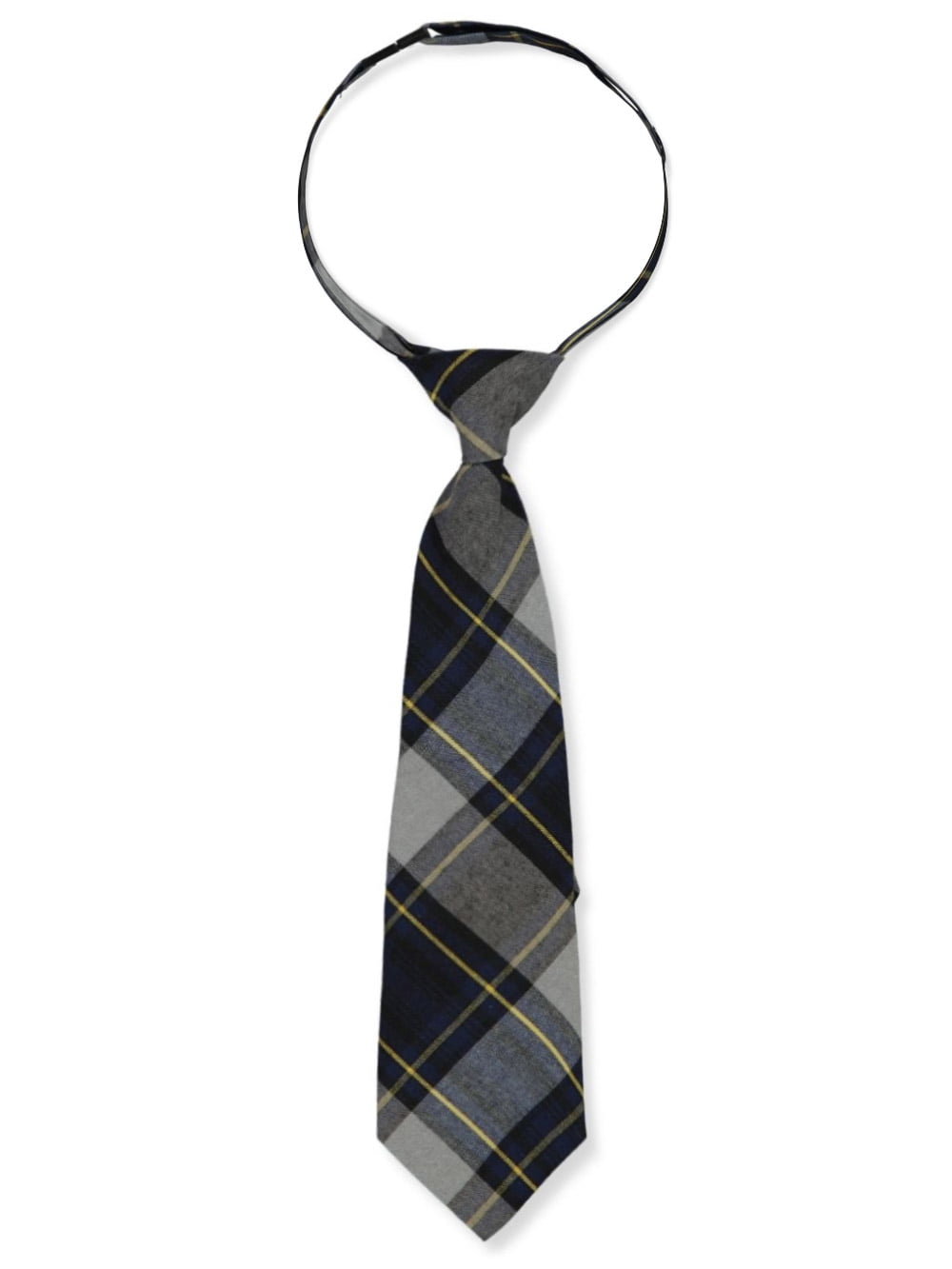 Cookies Boys' Banded Tie Color: royal/lt. blue/gold *plaid #57* Size ...