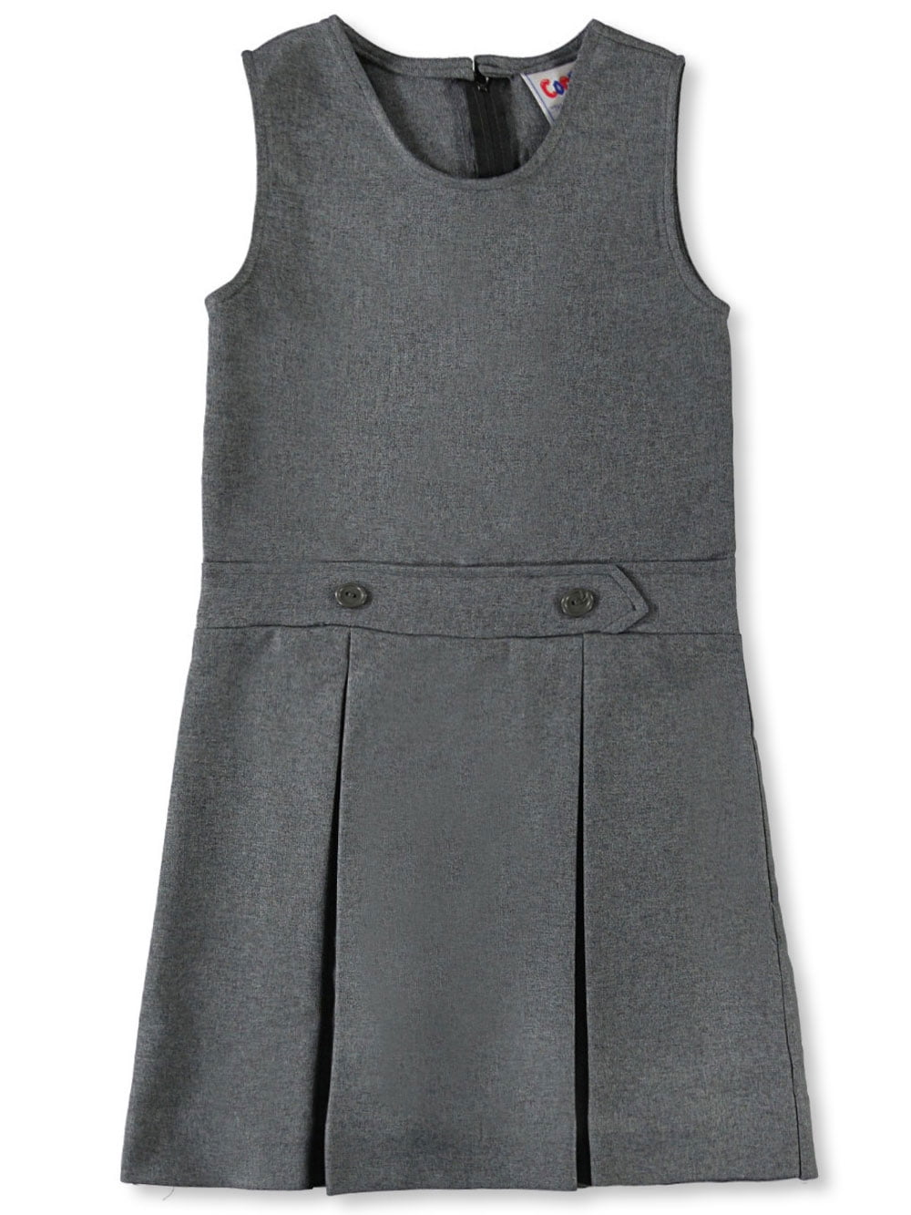 Cookies' Brand Big Girls' Bib Front Jumper - gray, 10 (Big Girls ...