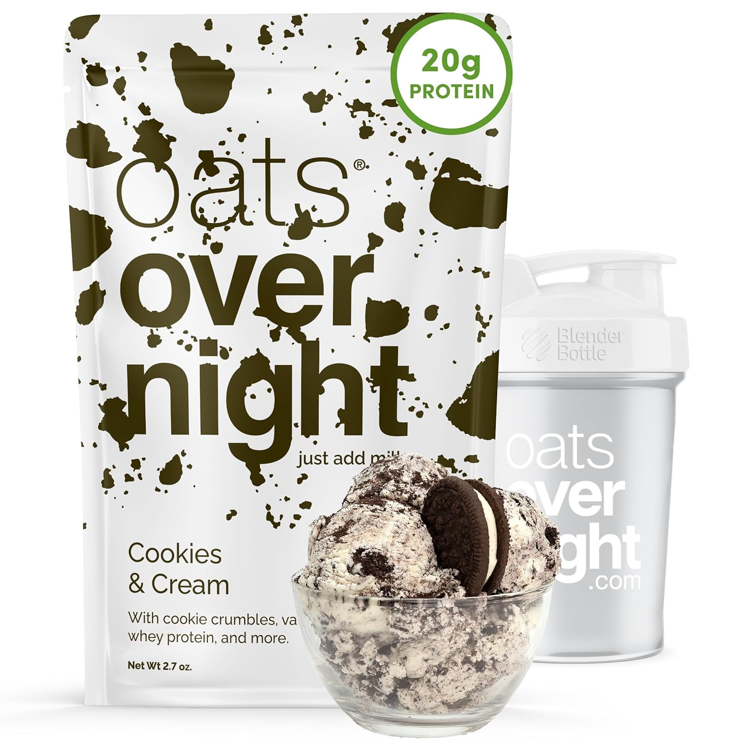 Oats Overnight Cookies And Cream