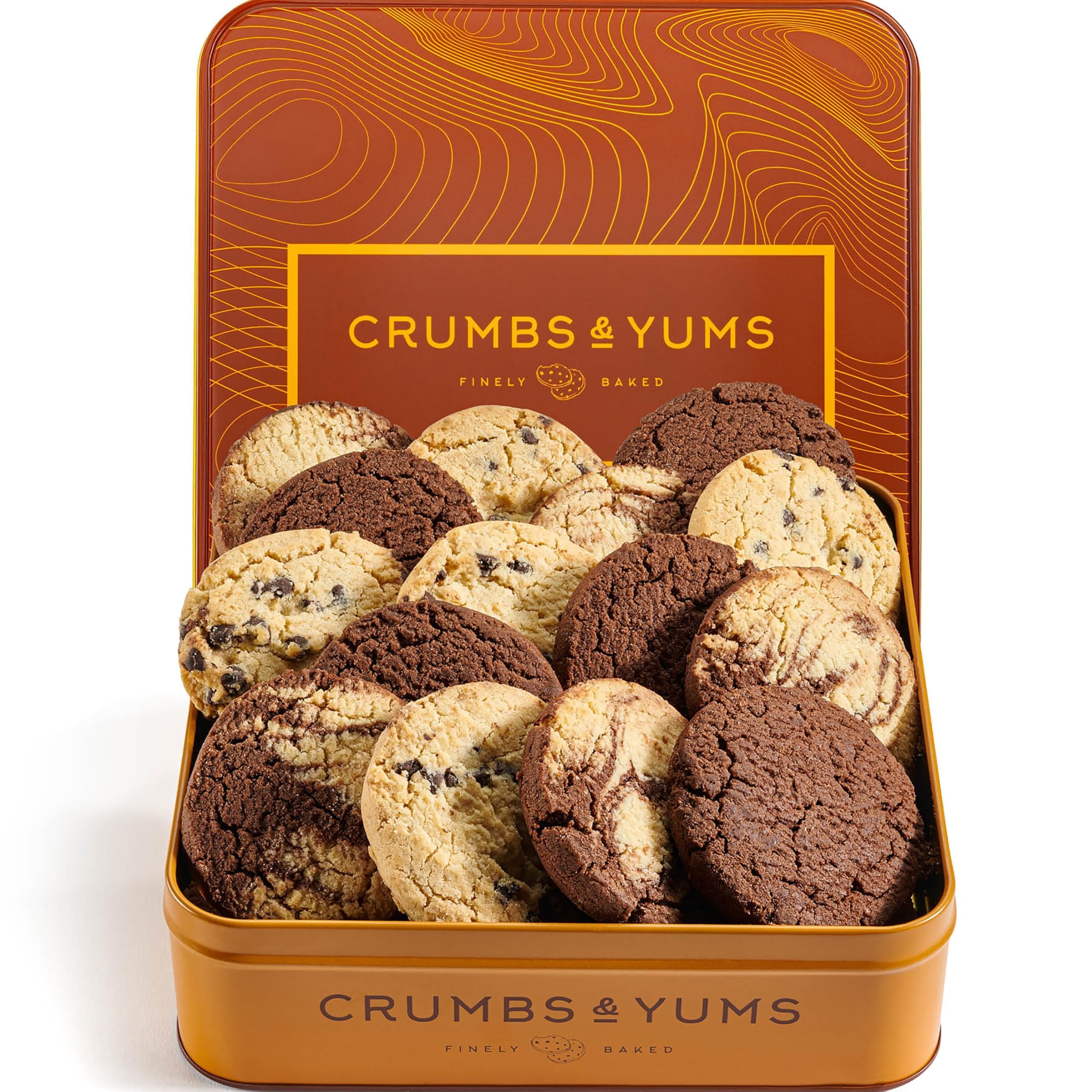 Cookies Gift BasketUMRT - Gourmet Assorted Cookies Tin with Chip and ...