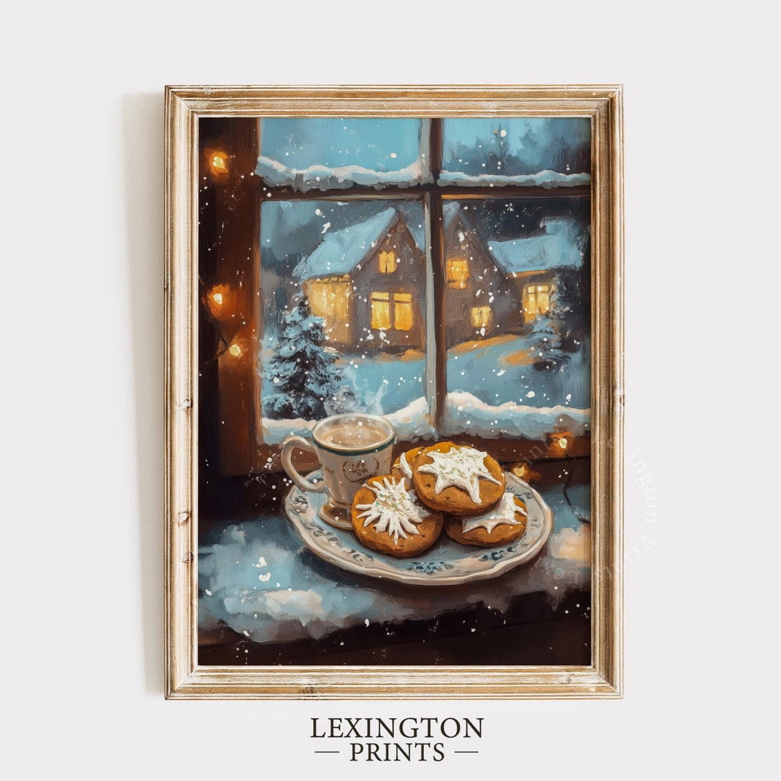 Cookies And Hot Chocolate Print, Wall Art, Cookies Kitchen Wall Art ...