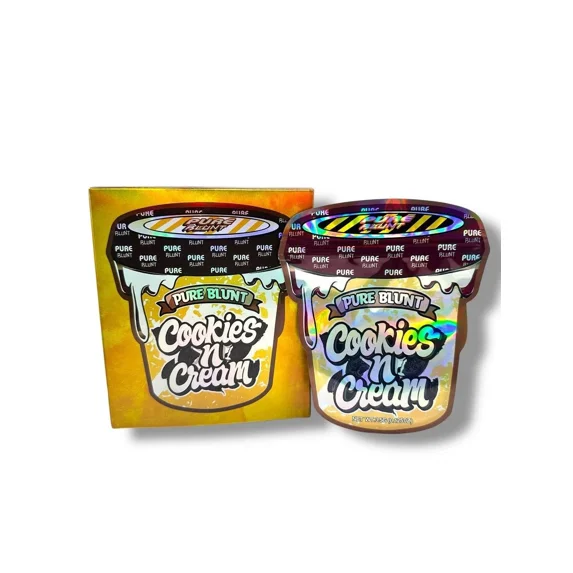 Cookies N Cream Pure Blunt 3.5g Storage Set – 100pc (50 Mylar Bags + 50 ...
