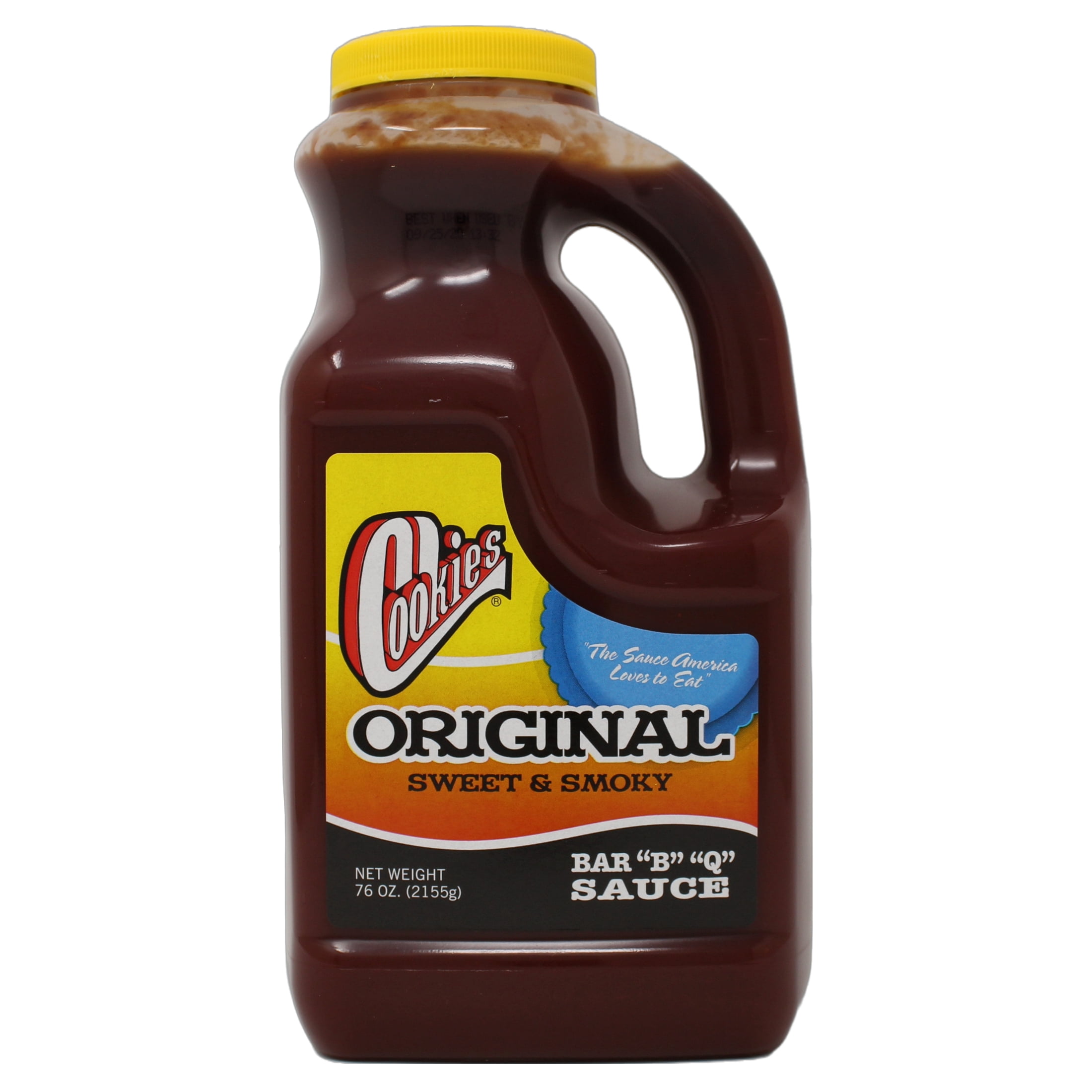 Cookies Original Sweet Smoky BBQ Sauce, 76 oz, Gluten-Free Ketchup ...