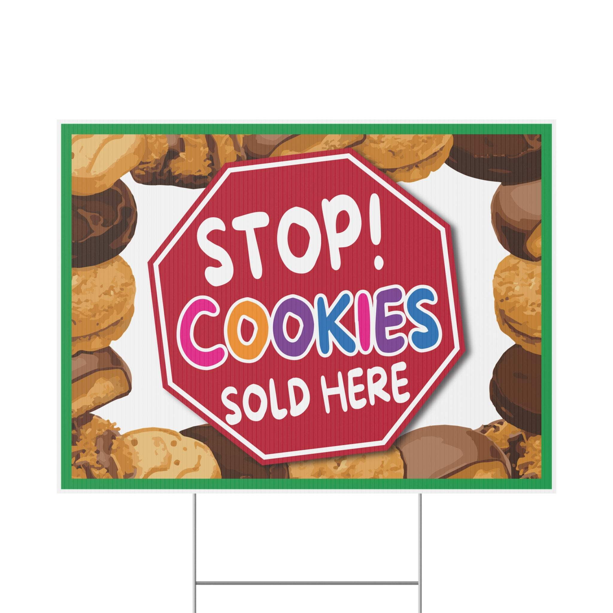 Cookies Sold Here, Scout Yard Sign - Walmart.com