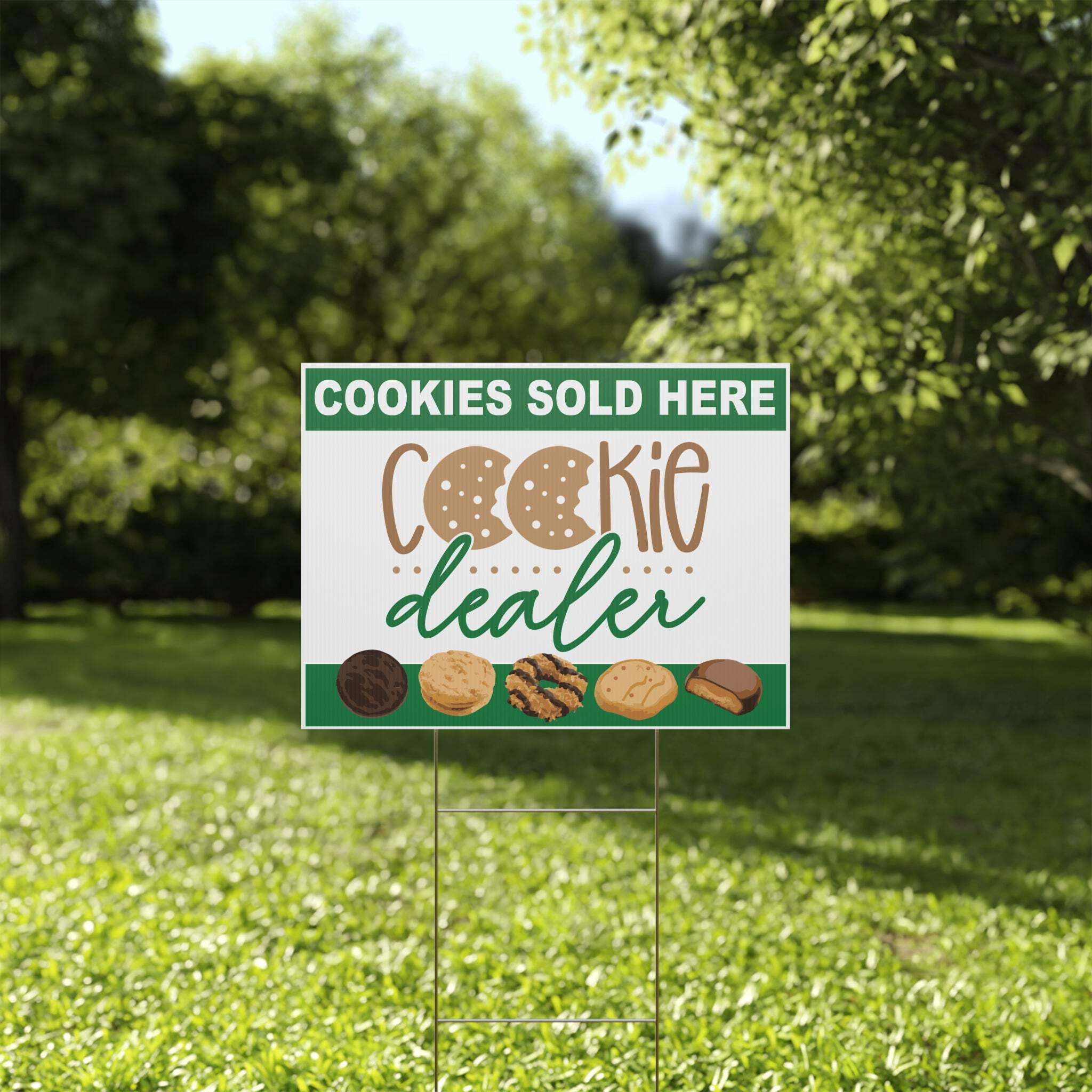 Cookies Sold Here, Scout Yard Sign - Walmart.com