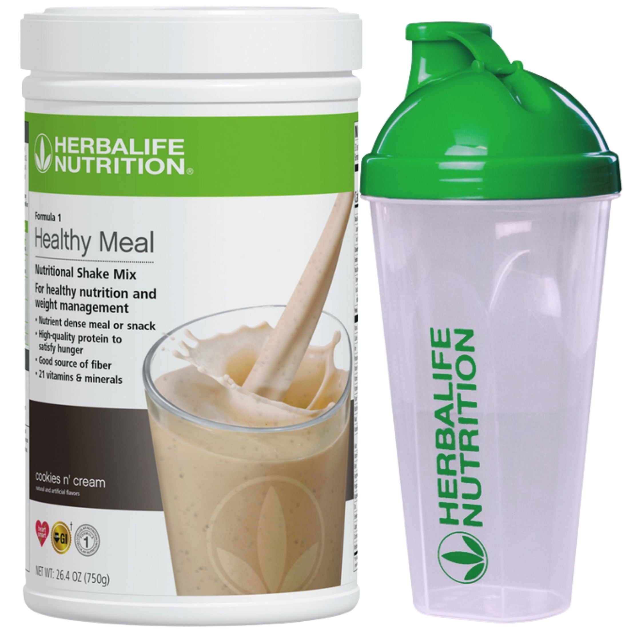 Cookies and Cream Flavor Herbal life. : Formula 1 Instant Healthy Meal Nutritional Shake Mix ...