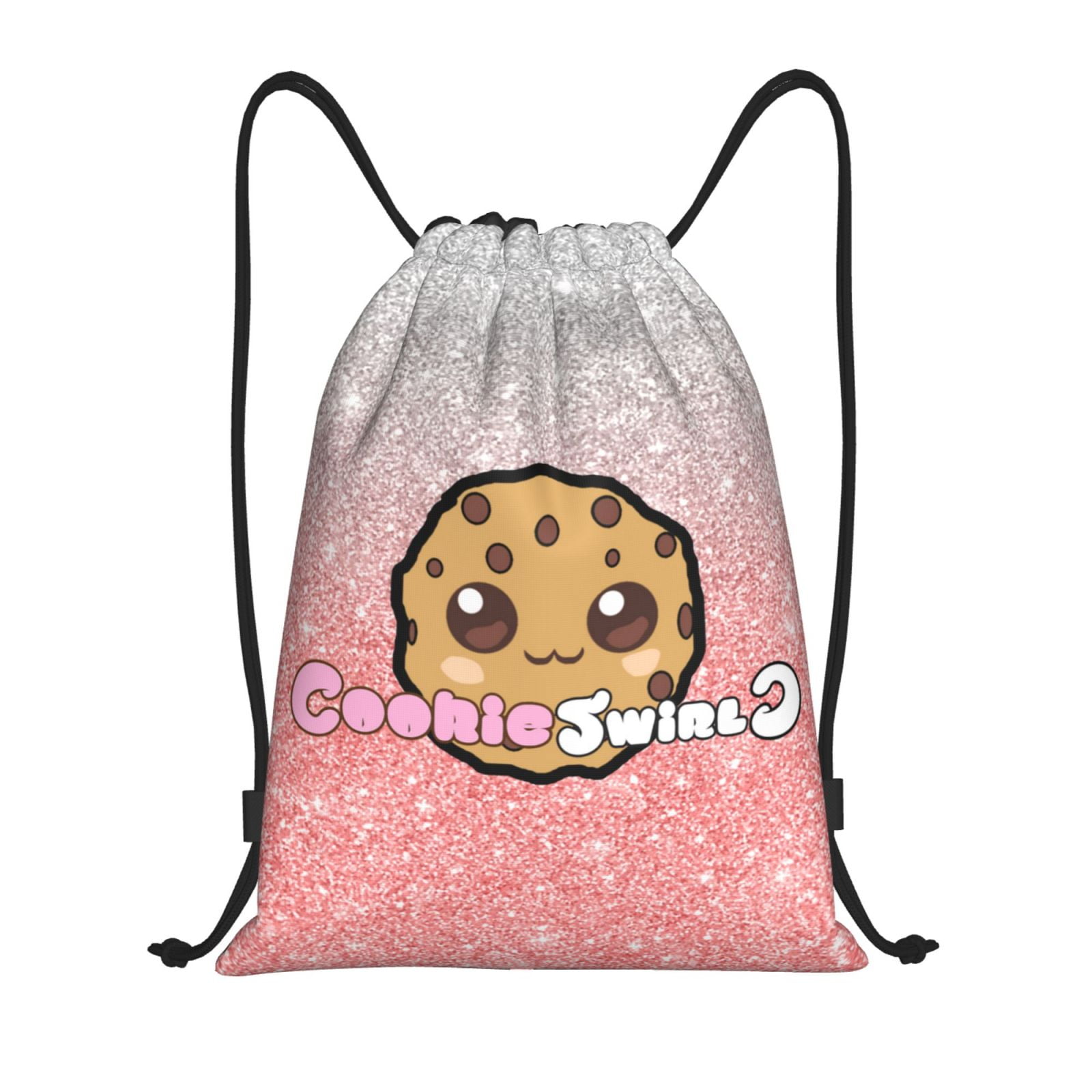Cookieswirl C Drawstring Bags Unisex Drawstring Back-pack Daypack Sports Gym Bag Outdoor ...