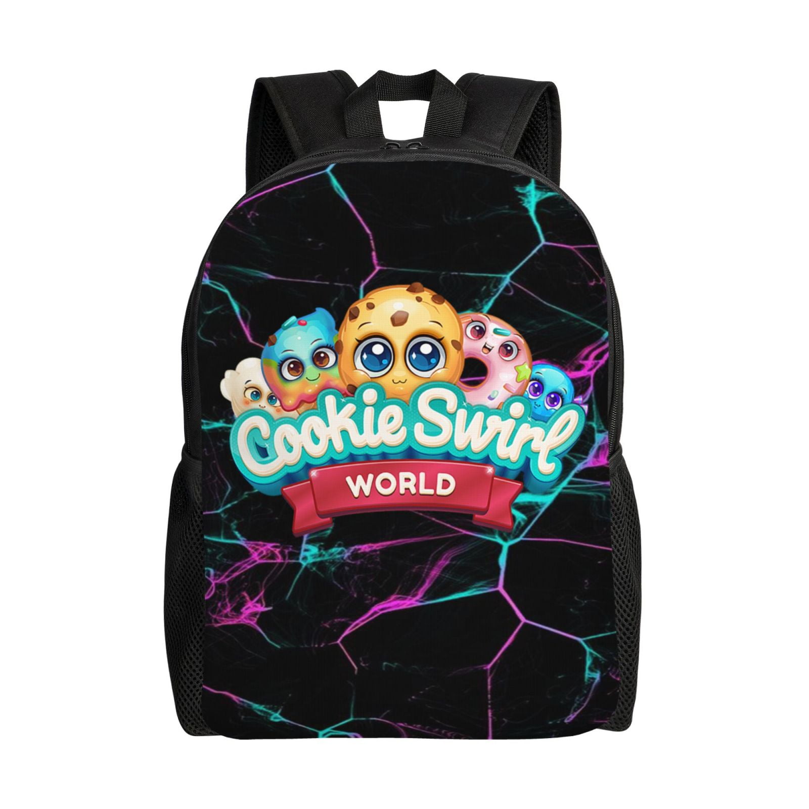 Cookieswirl C School Backpack Kids Bookbag Large For School Office ...